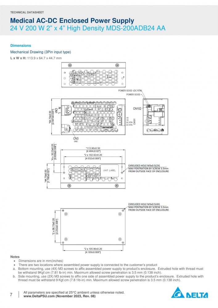 MDS-200ADB24 AA datasheet page 7