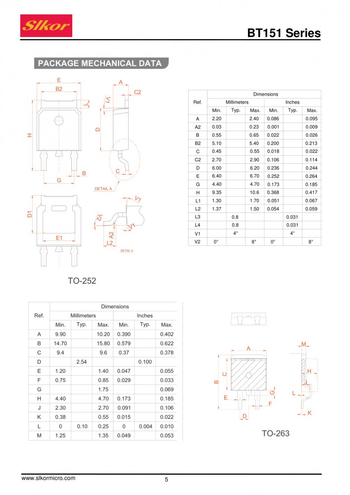 BT151D-600R datasheet page 5
