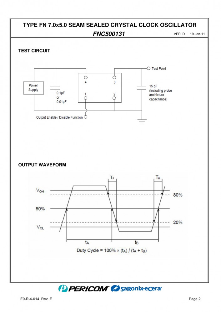 FNC500131 specification page 4
