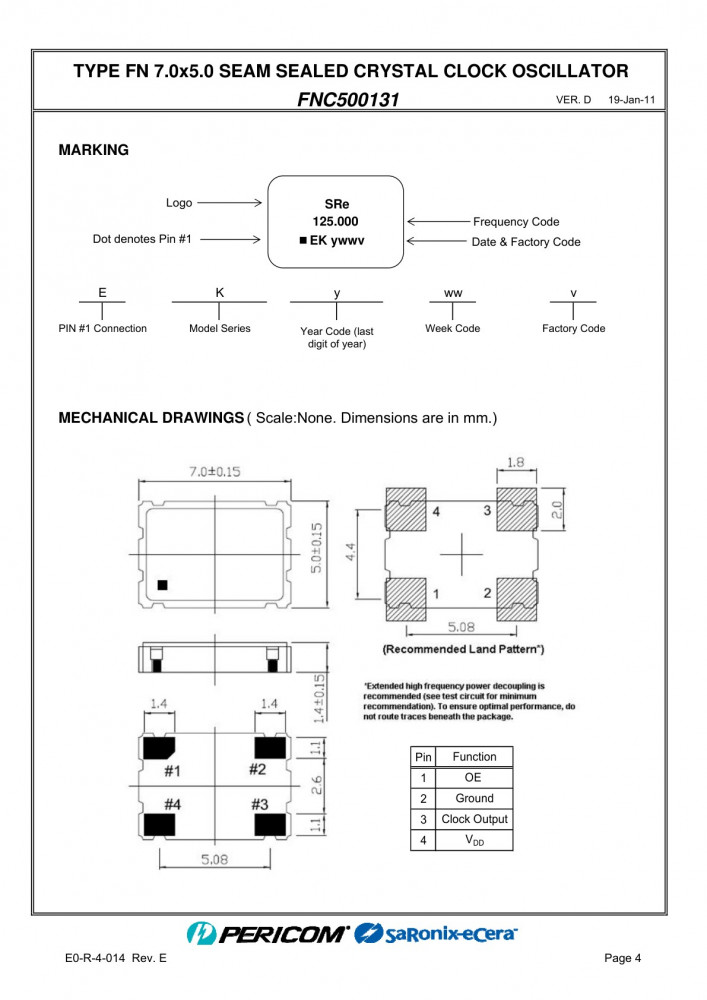 FNC500131 specification page 6