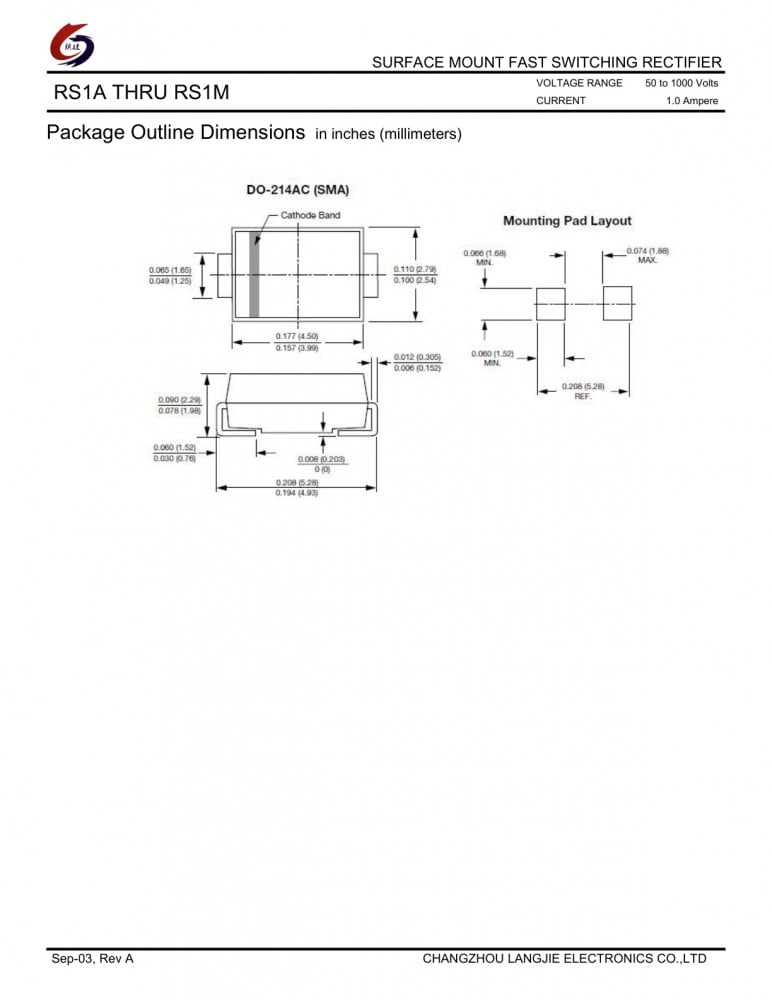LangJie RS1J datasheet page 4