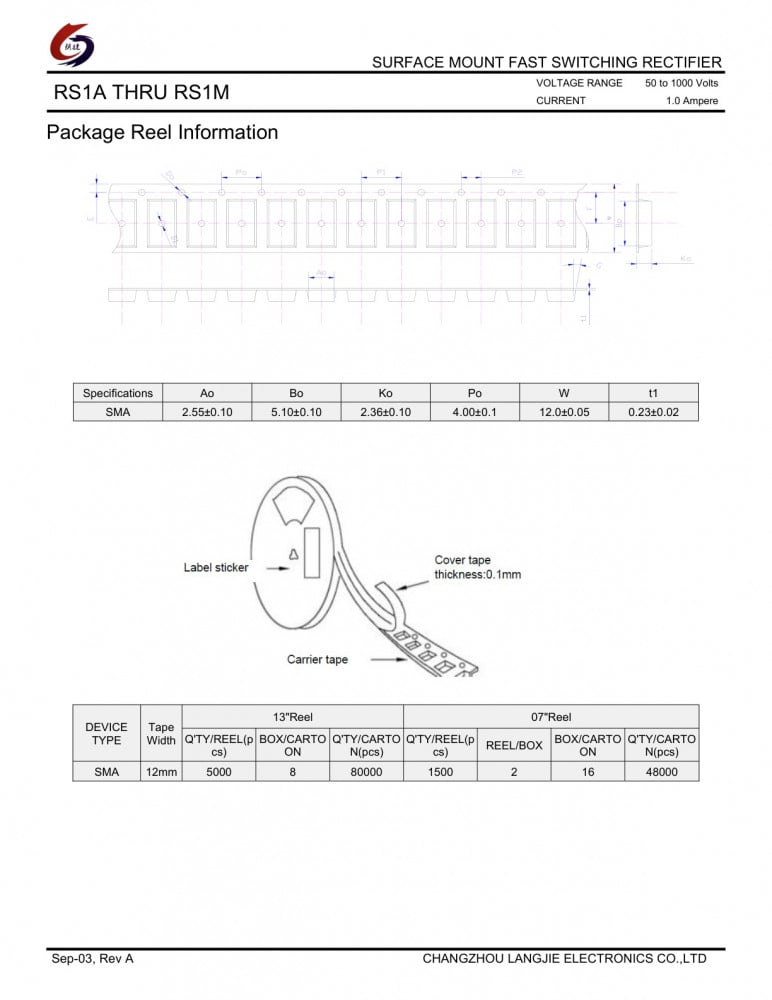 LangJie RS1J datasheet page 5