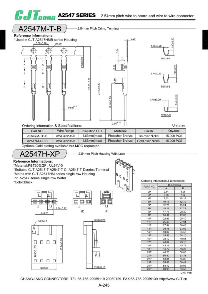 CJT A2547 documentation page 7