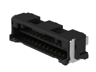 1.50mm Pitch CLIK-Mate Wire-to-Board PCB Receptacle, Single Row, Surface Mount, Right-Angle, 0.76µm Gold (Au) Plating, 14 Circuits, Black