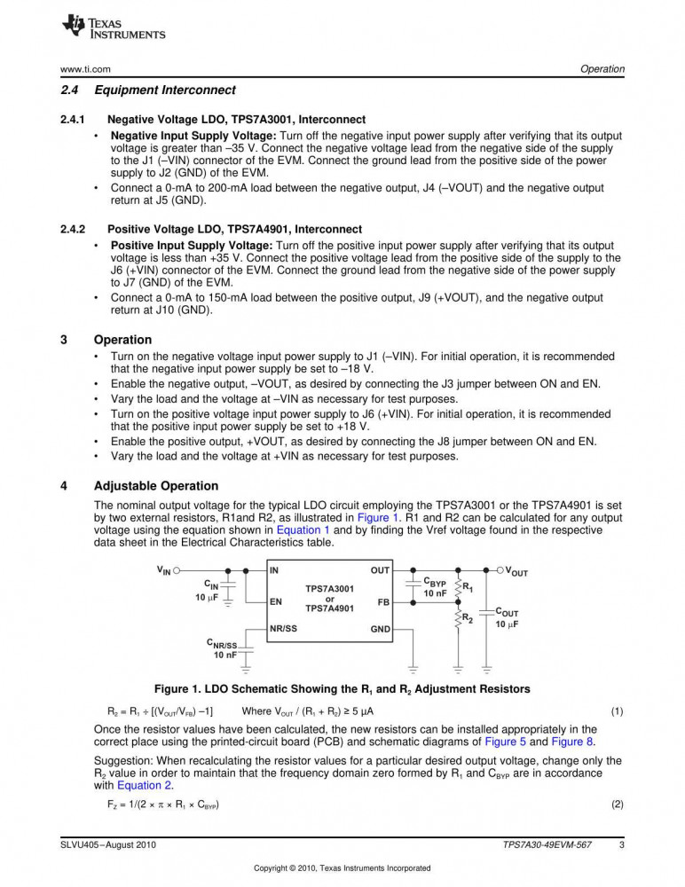 TPS7A30-49EVM-567 document page 3