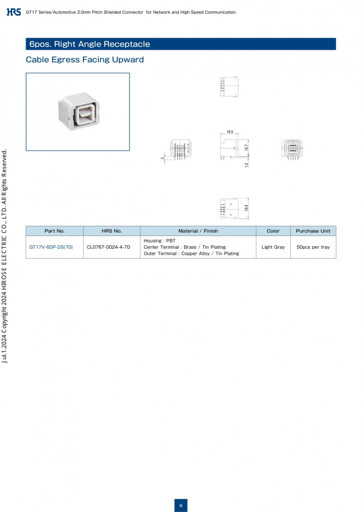 GT17 series document page 6
