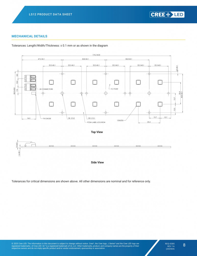 Cree LED LS12 datasheet page 8