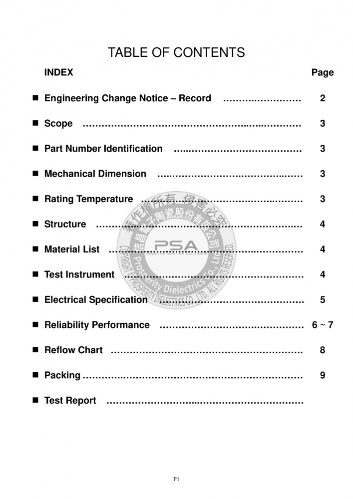 PSA 0805F-4R7K-DLRH01 approval specification page 2