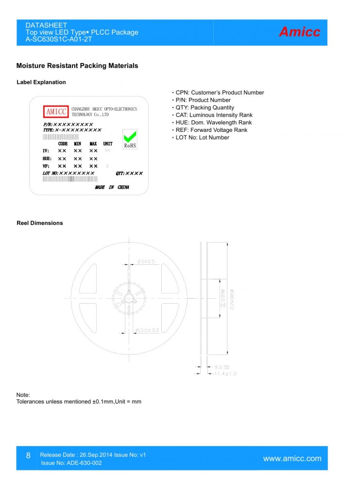 A-SC630S1C-A01-2T datasheet page 8