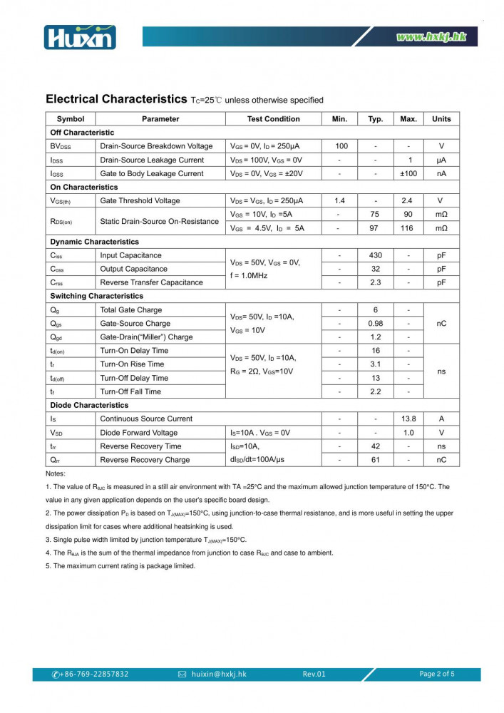 H14N10FBL datasheet page 2