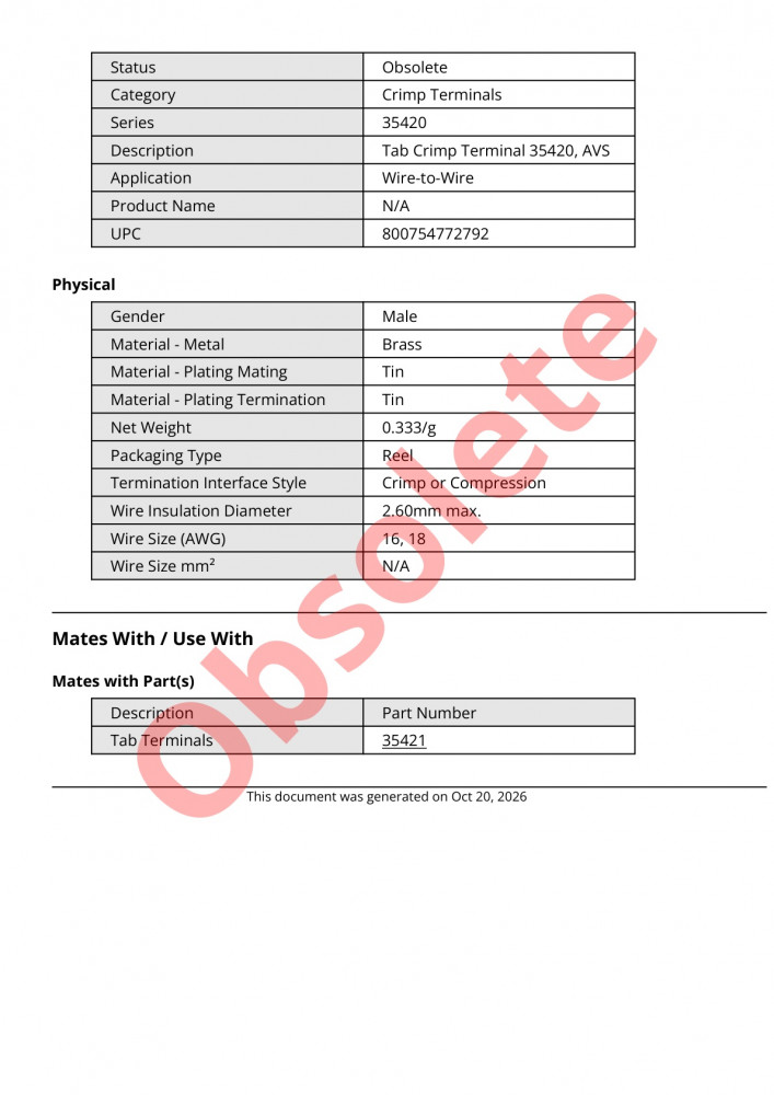 Product document image, page 2