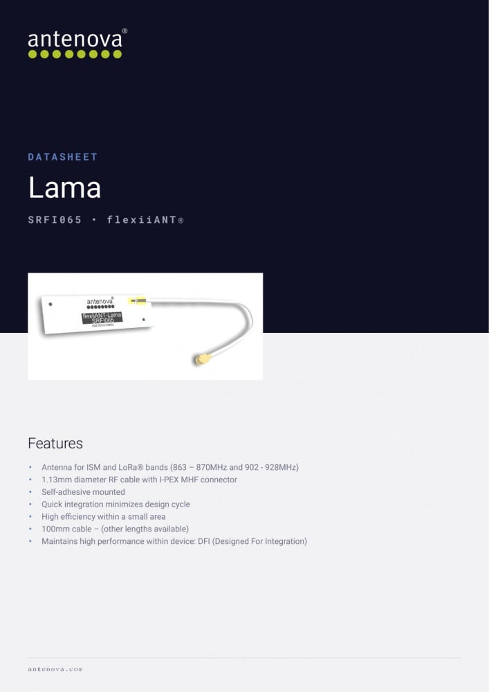 SRFI065-100 datasheet page 1