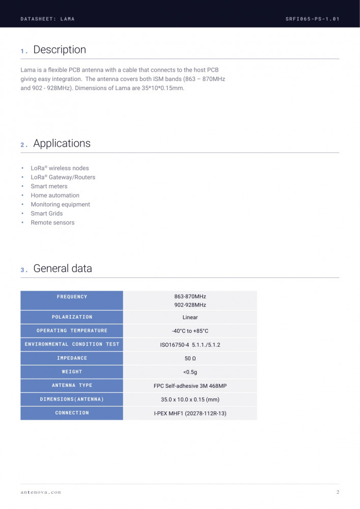 SRFI065-100 datasheet page 3