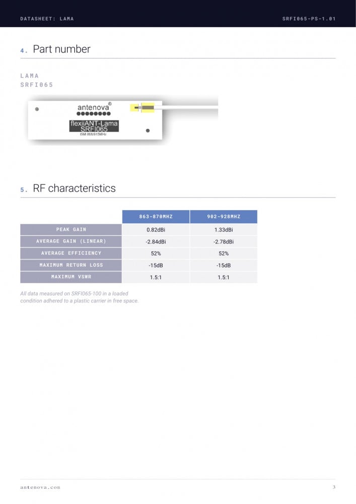 SRFI065-100 datasheet page 4