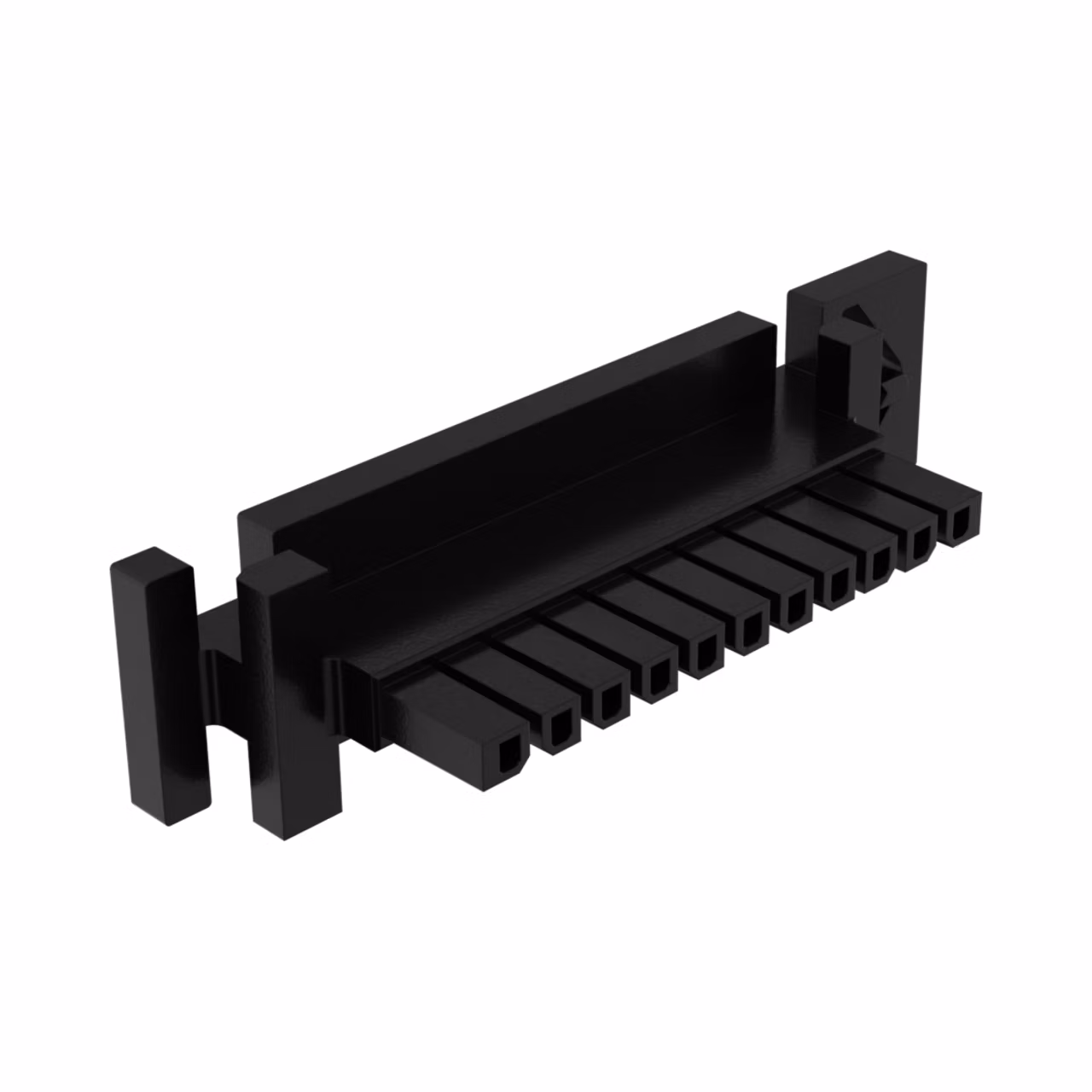 2.00mm, 5.50mm, 7.50mm Pitch EXTreme Ten60Power Vertical Receptacle Assembly with Top Guide Receivers, 4 DC Power Circuits, 25 Signal Circuits, 3 AC Power Circuits