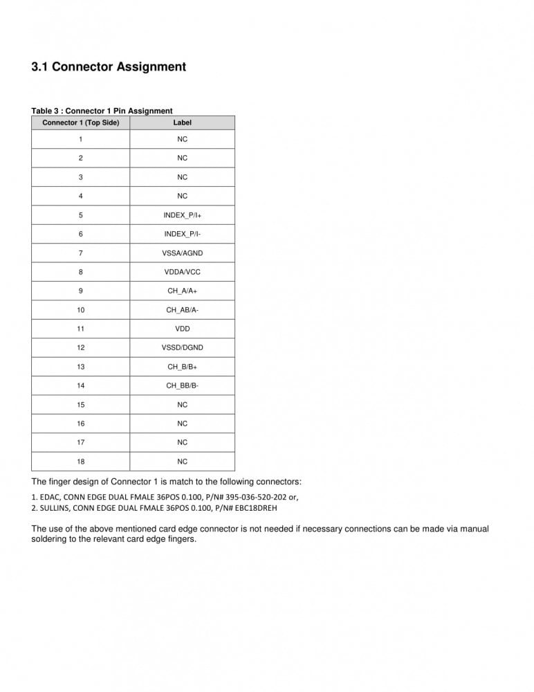 HEDS-9820EVB evaluation board guide page 8