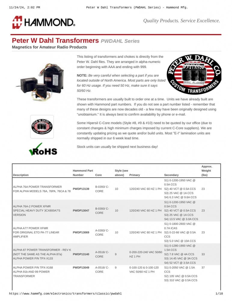 PWDI13158 technical document page 1