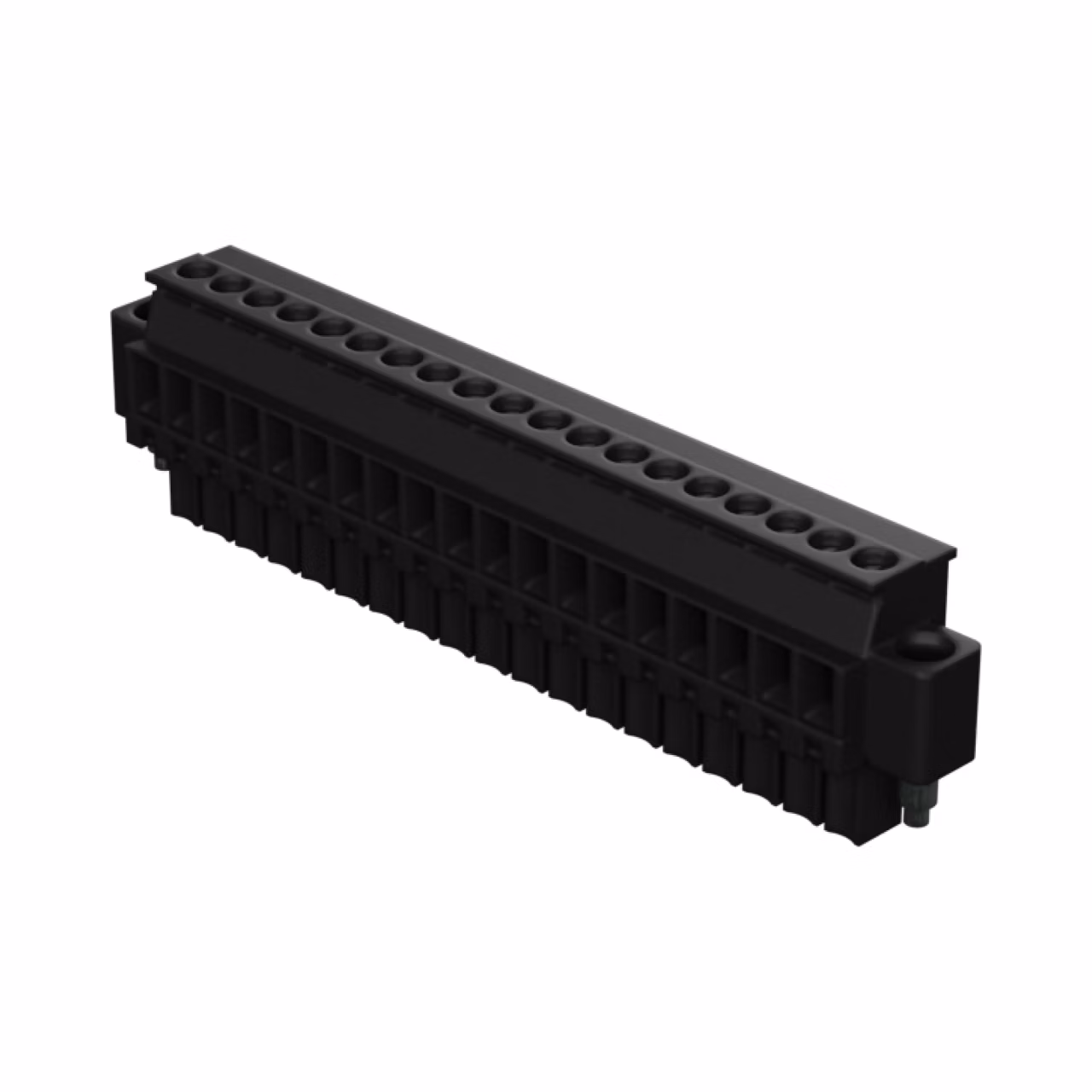 3.50mm Pitch Eurostyle Vertical Plug, with Retention Screws, Rear Wire Entry, 19 Circuits for sale