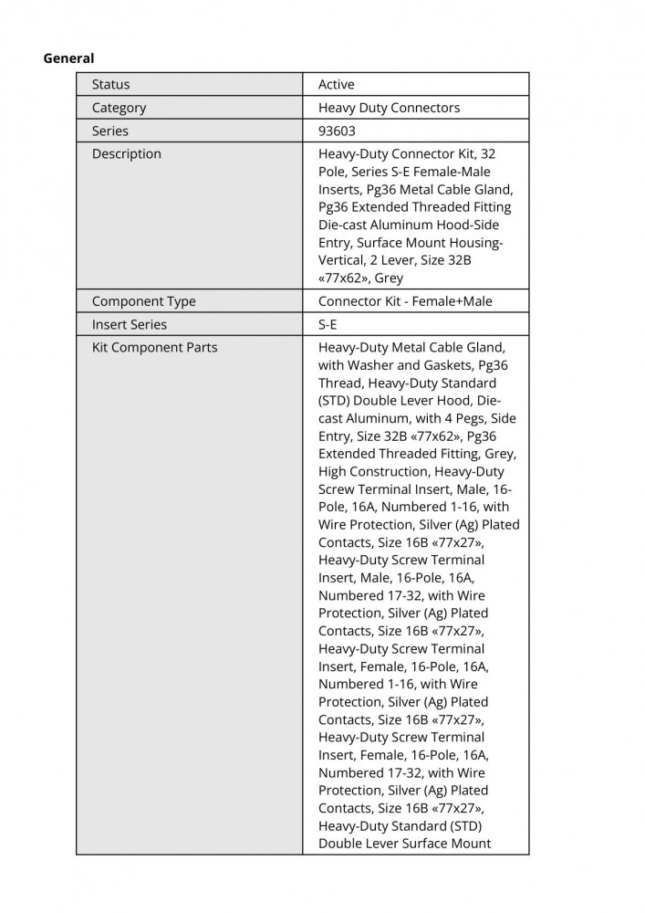 MOLEX 936030102 technical document page 2