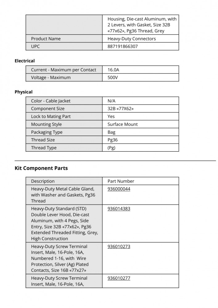 MOLEX 936030102 technical document page 3