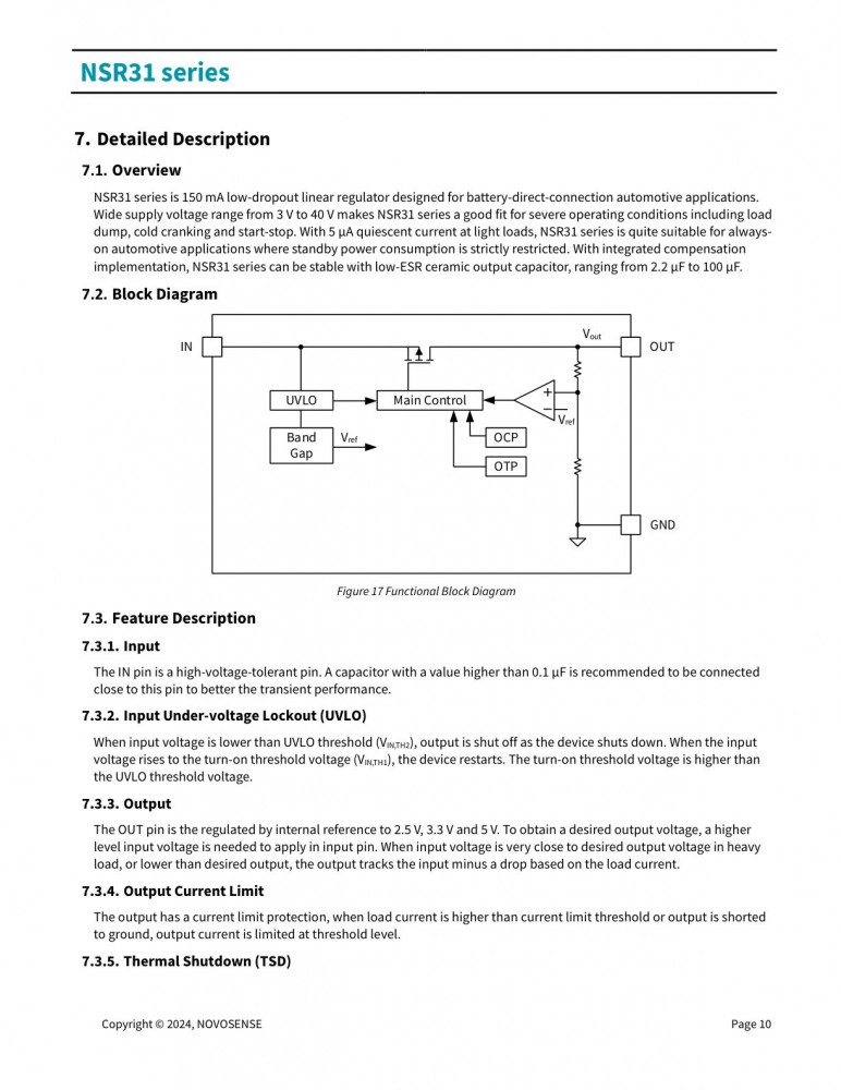 NSR31 datasheet page 10