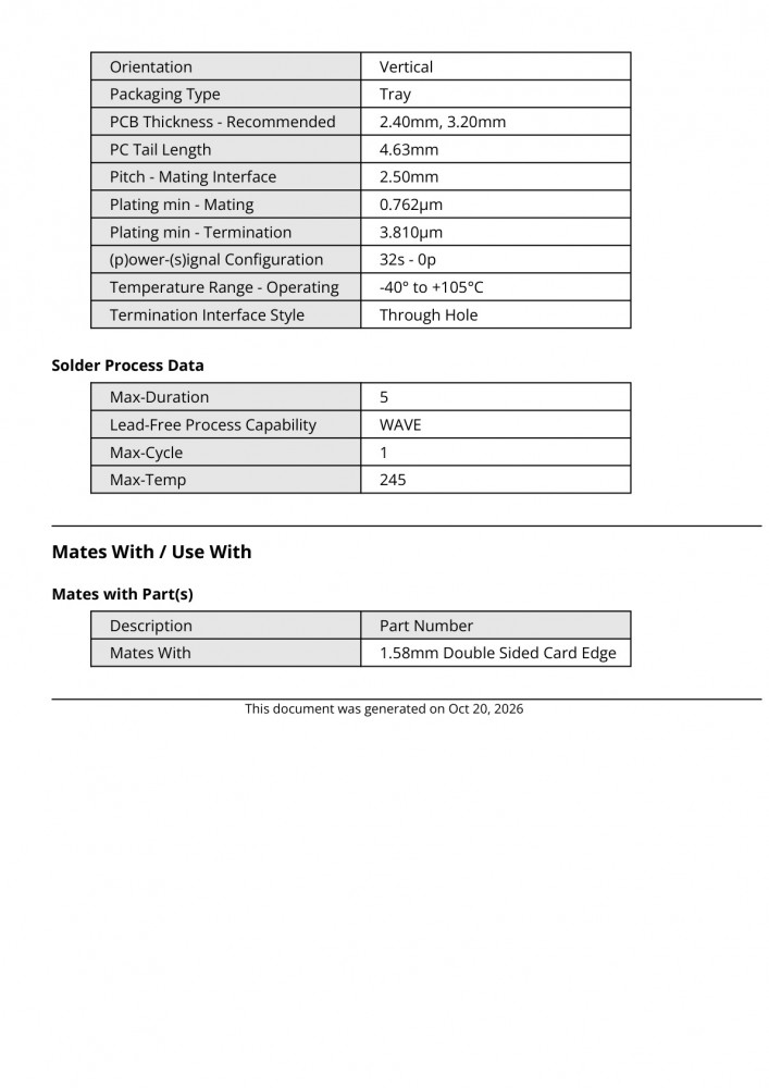 MOLEX 458440003 technical document image 3
