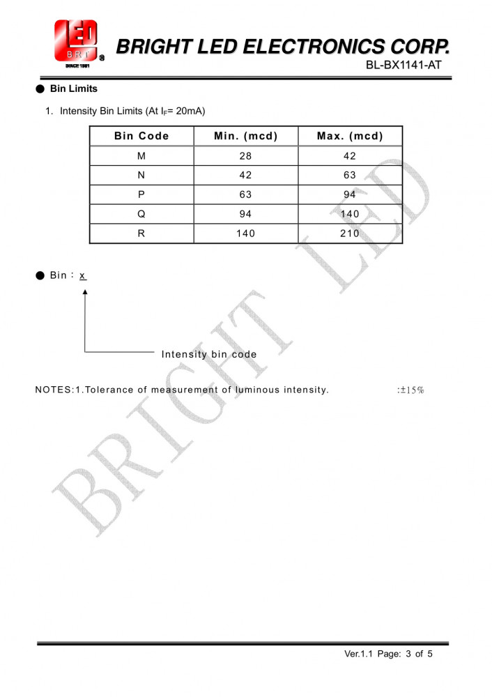 BL-BX1141-AT datasheet page 3