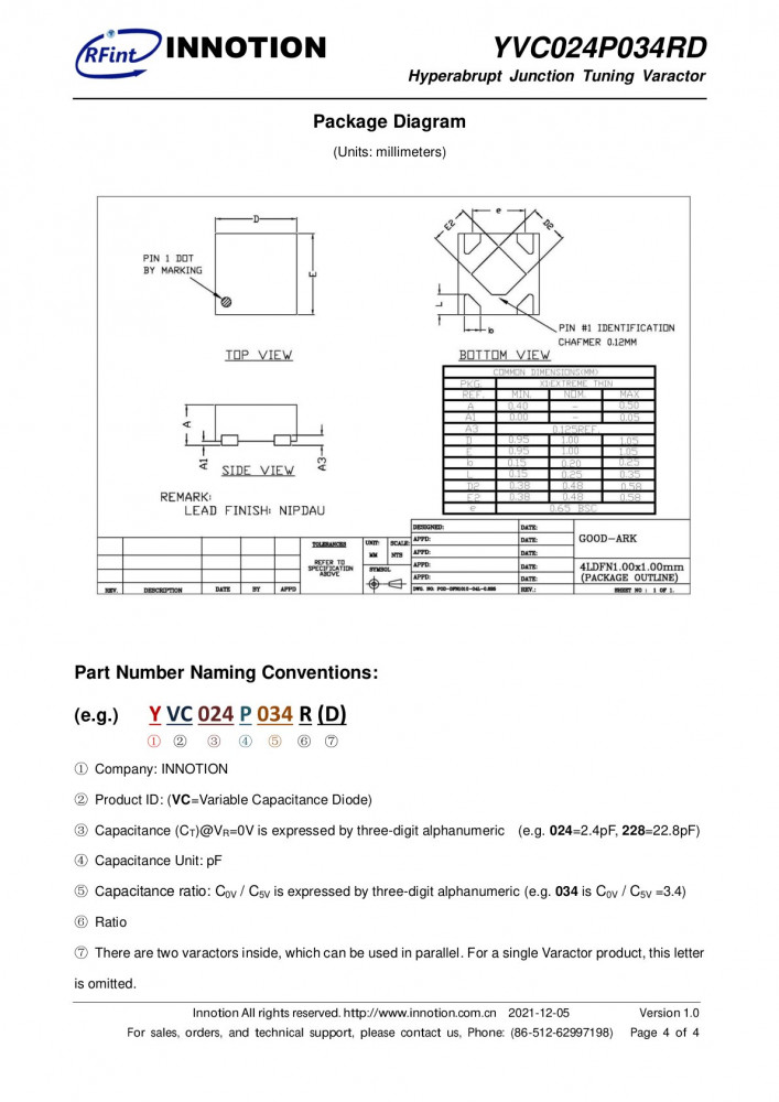 YVC024P034RD datasheet page 4
