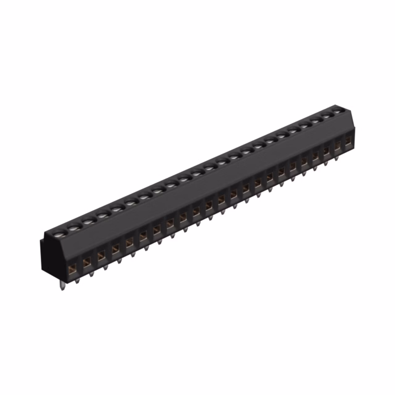 3.50mm Pitch Beau Eurostyle Fixed Mount PCB Terminal Block, 23 Circuits for sale