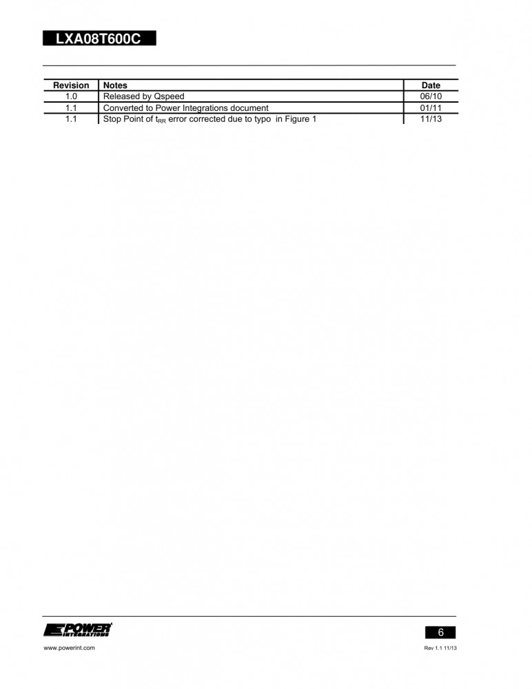 LXA08T600C datasheet page 6