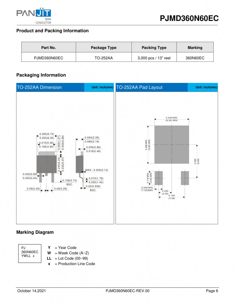 PANJIT PJMD360N60EC datasheet page 6