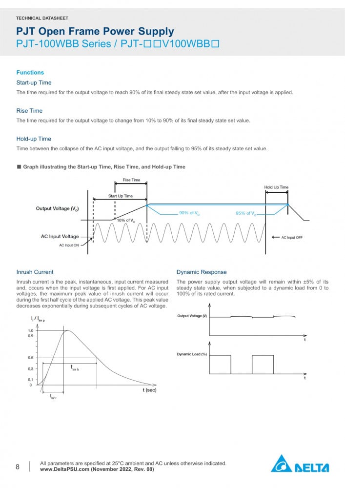 PJT-12V100WBBA datasheet page 8