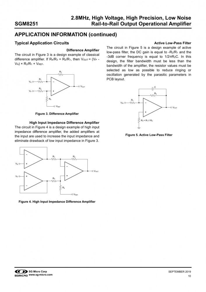 SGM8251 datasheet page 10