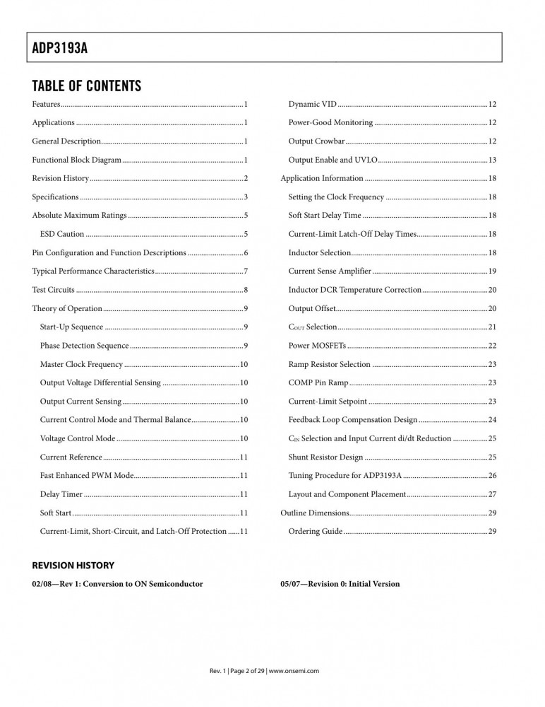 ADP3193A datasheet page 3