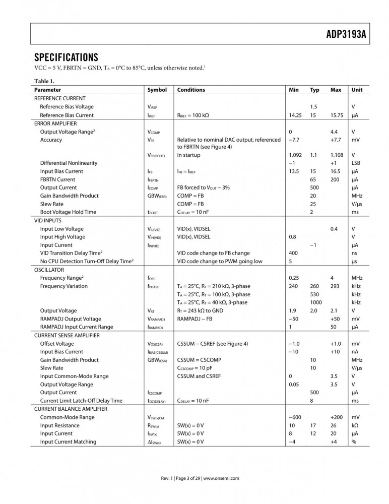 ADP3193A datasheet page 4