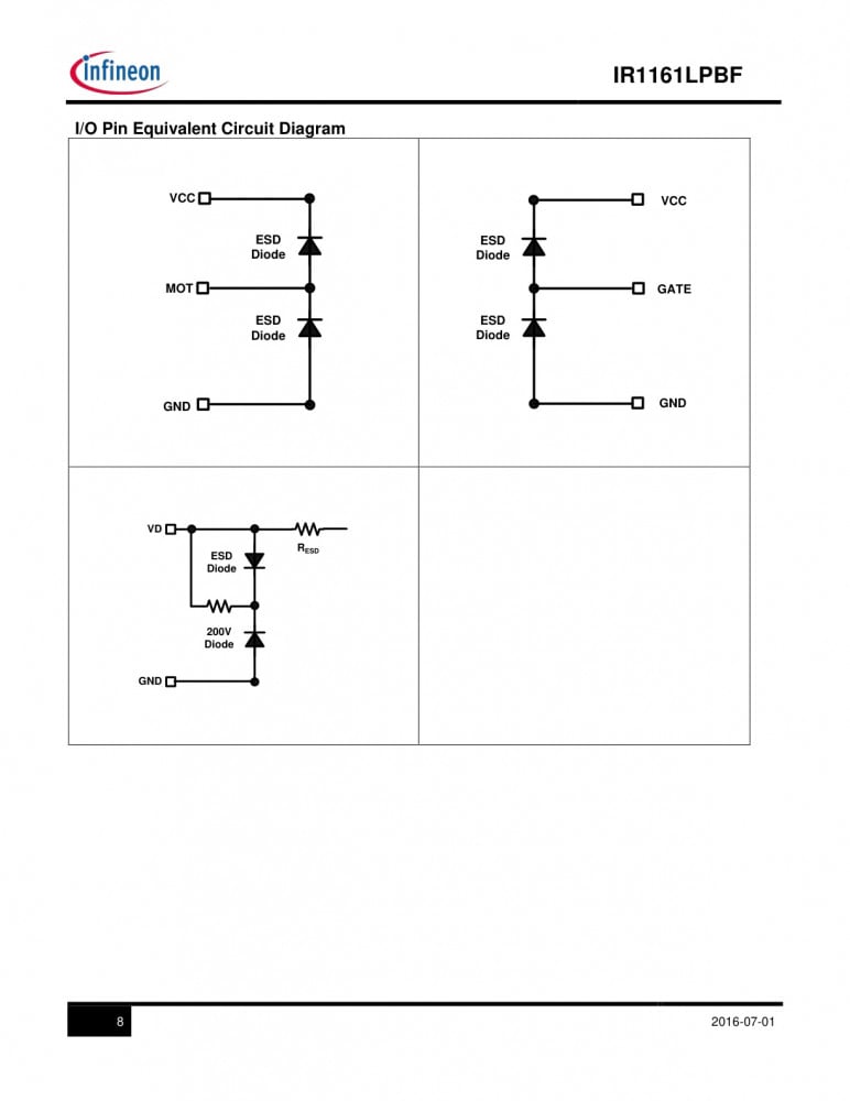 IR1161 technical document page 8