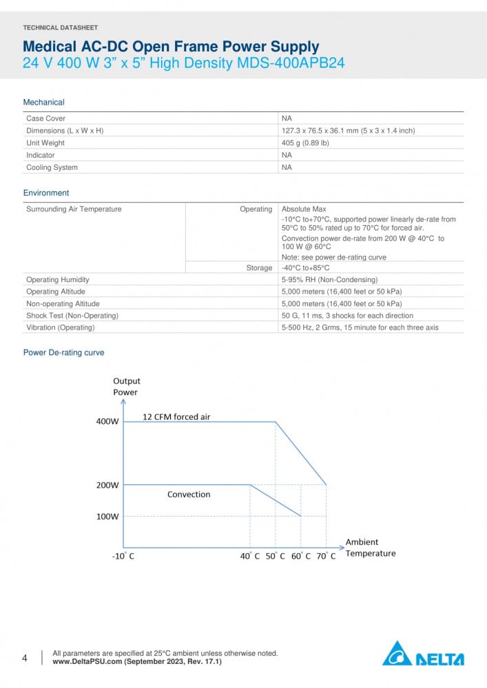 MDS-400APB24 AA datasheet page 4