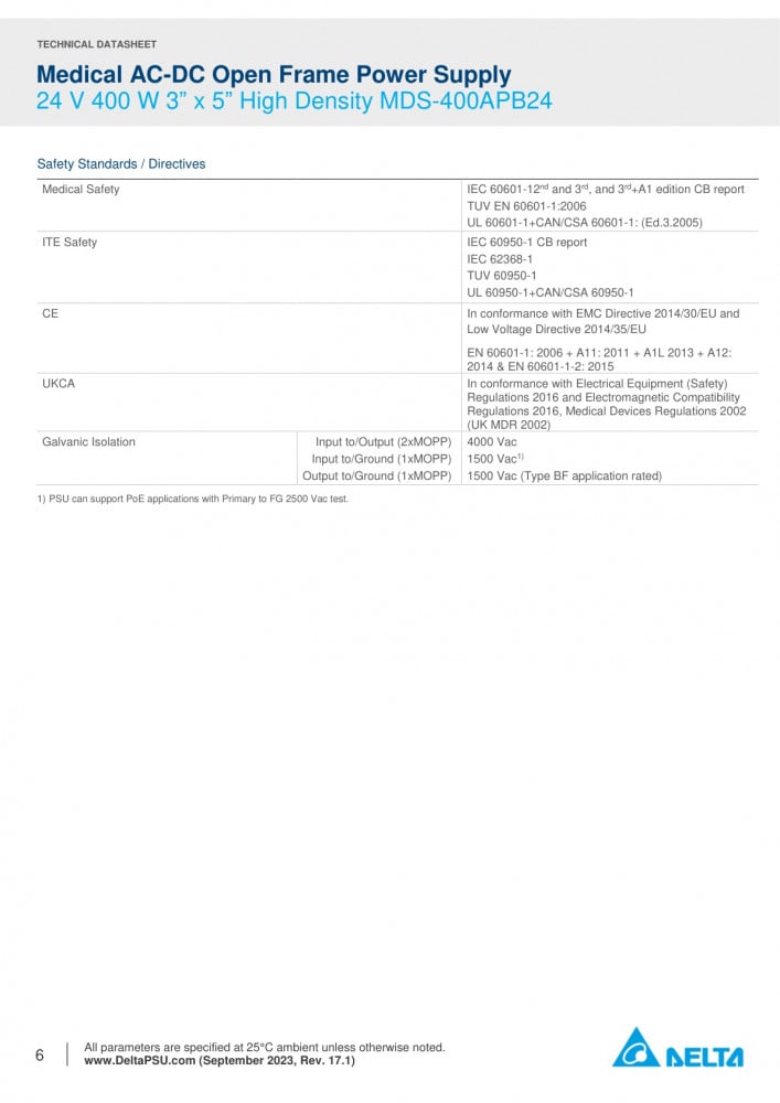 MDS-400APB24 AA datasheet page 6
