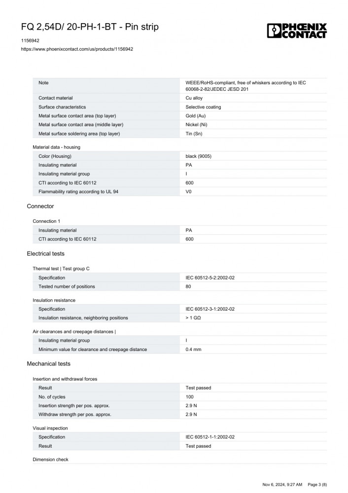Phoenix Contact 1156942 technical document page 3