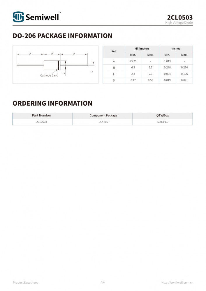 2CL0503 technical document page 3