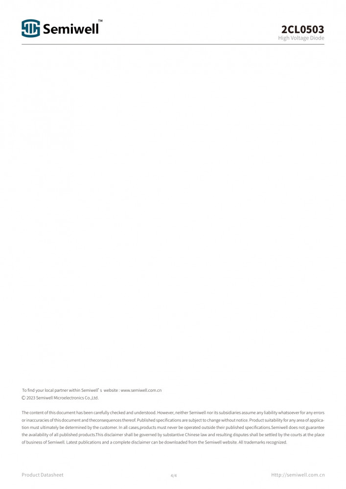2CL0503 technical document page 4
