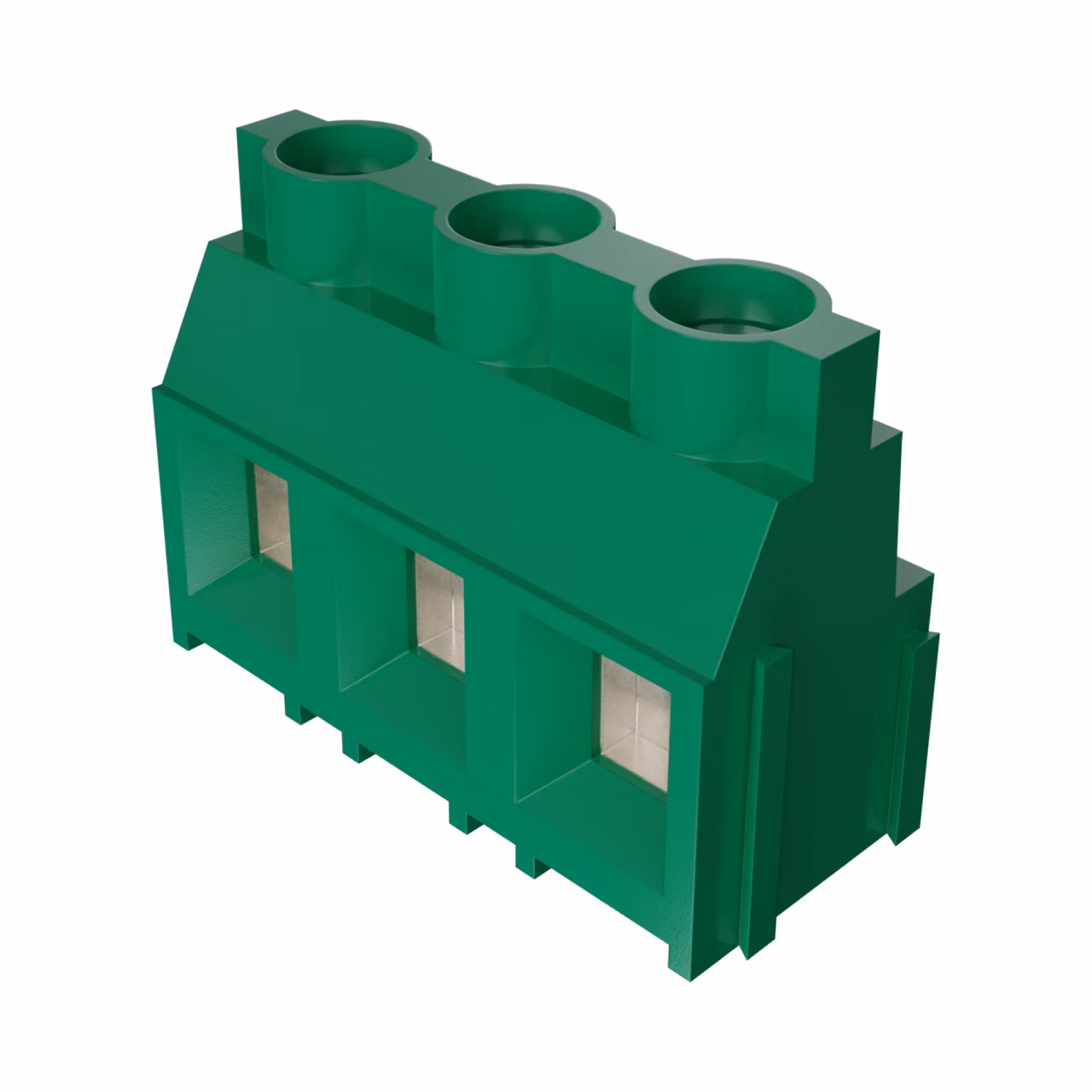 9.53mm Pitch Eurostyle Vertical Fixed Mount PCB Terminal Block, 3 Circuits for sale
