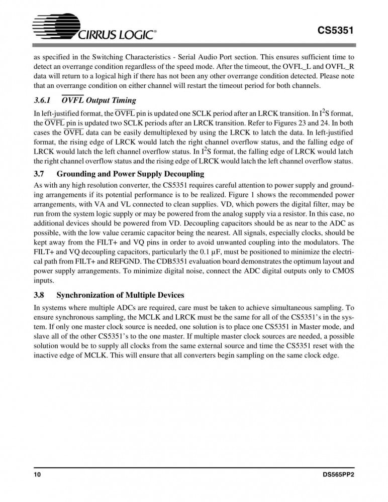 CS5351-BS datasheet page 10