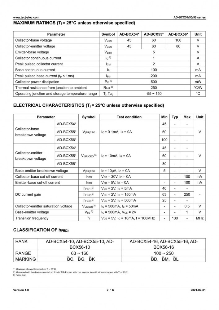 AD-BCX56-16 datasheet page 2