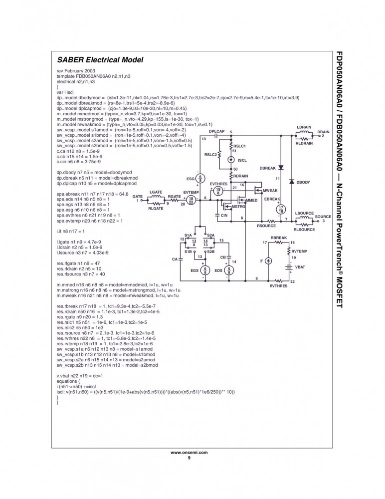 FDB050AN06A0 datasheet page 10