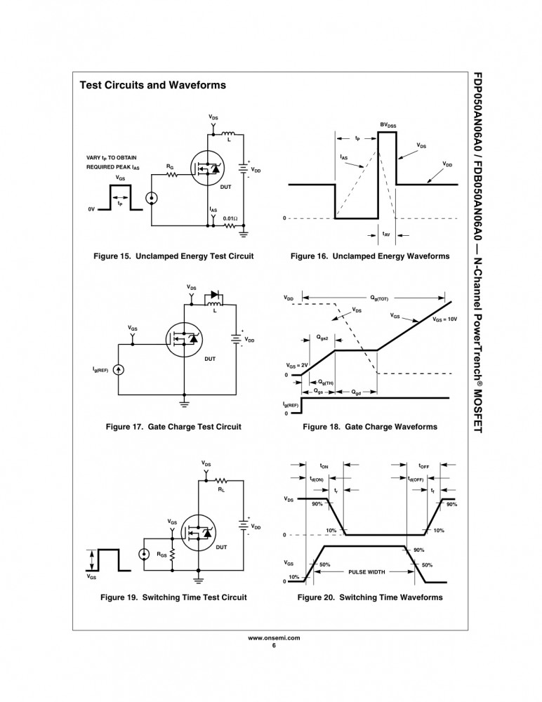 FDB050AN06A0 datasheet page 7
