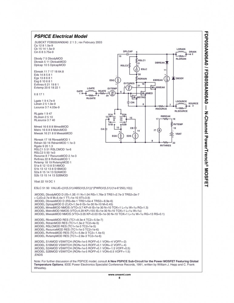 FDB050AN06A0 datasheet page 9
