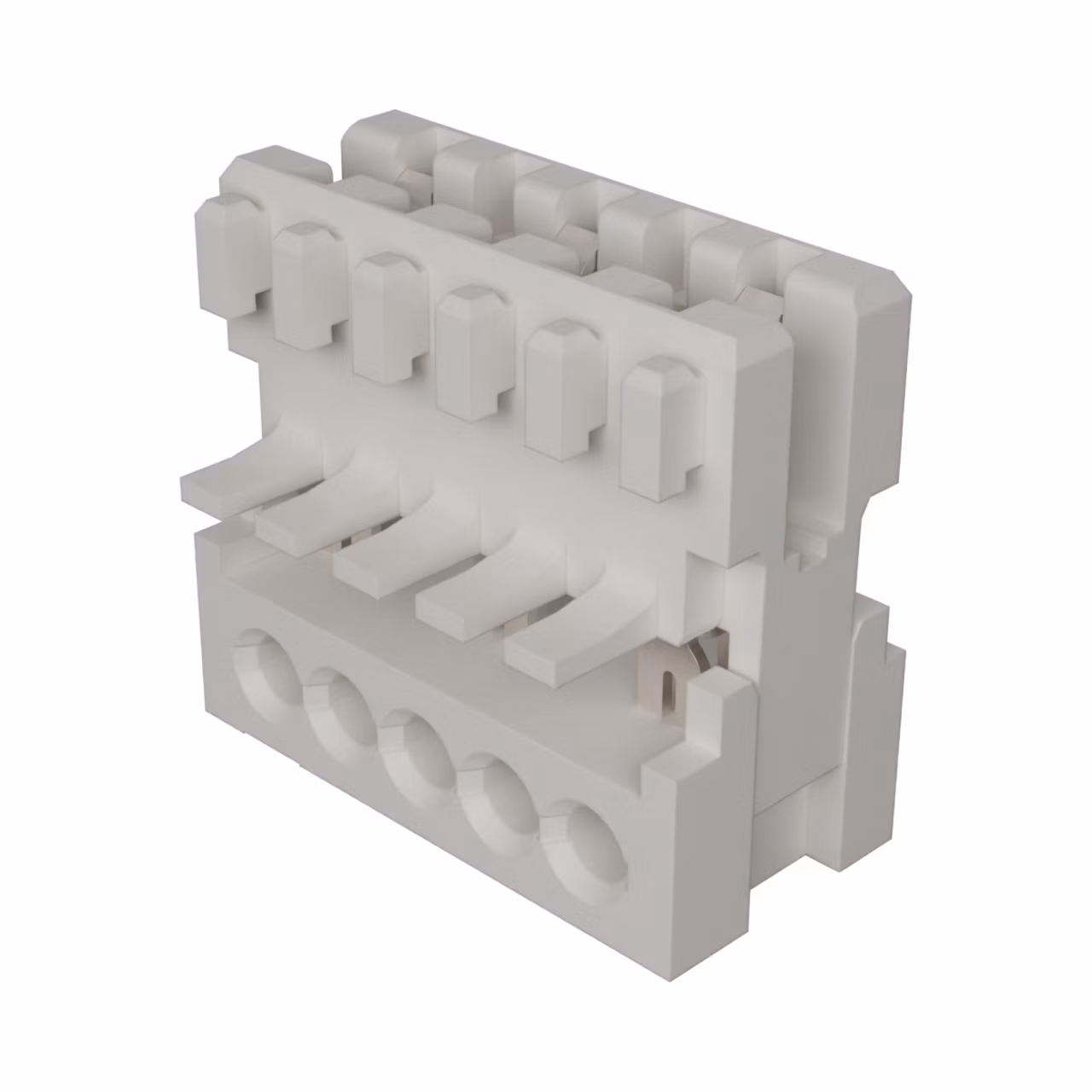 Appli-Mate RAST 2.5 IDT Connector, 5.00mm Pitch, Direct/Indirect, Female, Beaded Terminal, 3 Circuits, All Position Keys, Open Endwalls for sale