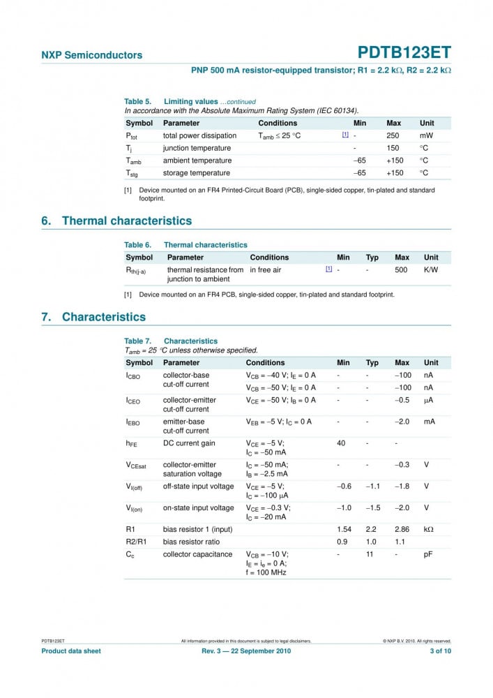 PDTB123ET datasheet page 4