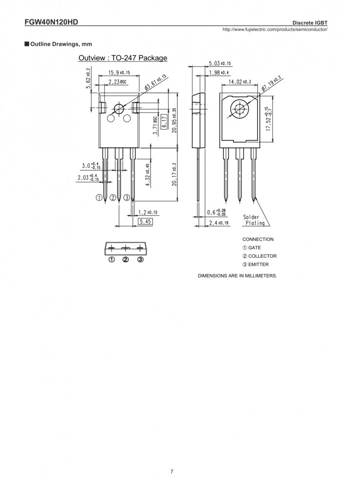 FGW40N120HD datasheet page 7